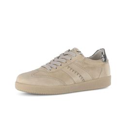 Gabor Damen Sneaker "Sneaker low", Gr. 40, beige, Schuhe