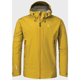 Sch&ouml;ffel SCH&Ouml;FFEL Herren Outdoorjacke "2.5L 3D Jacket Vistdal M", gelb, Gr. 56, Oberstoff: 100% Nylon. (Membran: Polyurethan), Jacken