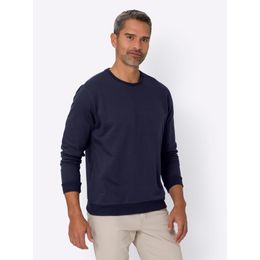 CLASSIC Herren Sweatshirt, blau, Gr. 44, unifarben, 50% Baumwolle, 50% Polyester, Sweatshirts