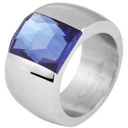 Adelia&acute;s ADELIA ́S Damen Fingerring "Damen Ring aus Edelstahl", 58, Edelstahlsilber, Edelstahl, Fingerringe