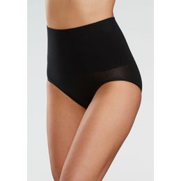Petite Fleur Damen Formslip, Gr. 36, schwarz, Obermaterial: 65% Baumwolle, 20% Elasthan, 15% Polyamid, unifarben, Unterhosen, aus elastischer