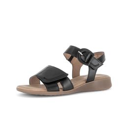 Gabor Damen Riemchensandale "Riemchensandale", Gr. 39, schwarz, Schuhe