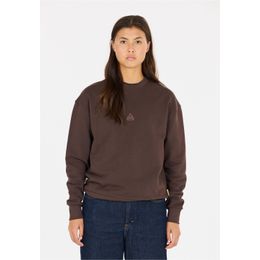 SOS Damen Sweatshirt "Bovec", braun, Gr. L, unifarben, 100% Baumwolle, Sweatshirts, aus Bio-Baumwolle