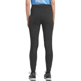 Jack Wolfskin Damen Funktionshose "KENSTEIG TIGHTS W", schwarz, Gr. S, Obermaterial: 62% Polyamid, 38% Elasthan, Hosen