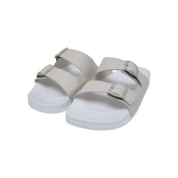 Karl Kani Damen Sneaker "Karl Kani Damen KKSLDSM000013 Street Slide", Gr. 41beige, wei&szlig;, Polyurethan, unifarben, Schuhe