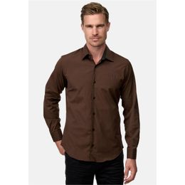 Rusty Neal Herren Langarmhemd "Langarm", bunt, Gr. 5XL, unifarben, 60% Baumwolle, 37% Polyester, 3% Elasthan, Hemden, im Slim-Fit geschnitten