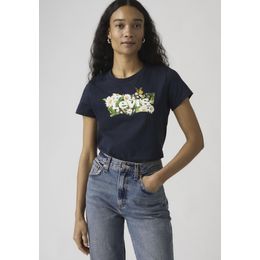 Levi's LEVI'S Damen T-Shirt "LSE THE PERFECT TEE"daisy bw navy blazer, Gr. M, bedruckt, Jersey, Obermaterial: 100% Baumwolle, Shirts, mit Logodruck