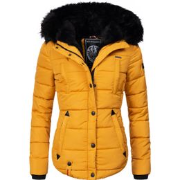 Marikoo Damen Steppjacke "Lotusbl&uuml;te", gelb, Gr. XS, Oberstoff: 100% Polyester; Futter: 100% Polyester; Wattierung: 100% Polyester; &Auml;rmelfutter: 100%
