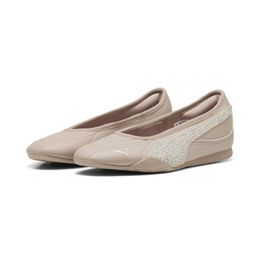 Puma Damen Ballerina "Puma Catch Soleil Topcat Ballerina Sneakers Damen", Gr. 40,5rose latte frosted ivory gold beige wei&szlig;, Obermaterial: Synthetik,