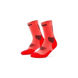 CEP Core Run Mid Cut Socks Bekleidung Damen rot