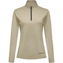 Gore Everyday Mid 1/4 Zip Bekleidung Damen beige