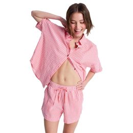 Roxy Damen 2-in-1-Shorts "Lekeitio Break High Stripe", rosa, Gr. XS, Obermaterial: 100% Baumwolle., Hosen