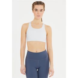 Endurance Damen Sport-BH "Alanie", Gr. M, wei&szlig;, 82% Polyester, 18% Elasthan, unifarben, BHs, mit bequemen Cups und Racerback-Design
