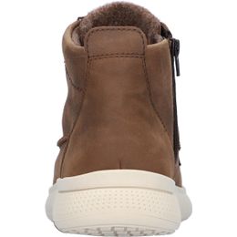 Waldl&auml;ufer WALDL&Auml;UFER Herren Schn&uuml;rboots "HEIKO", Gr. 7braun, Nubukleder, unifarben mit Farbeinsatz, Schuhe, Stiefelette, High Top Sneaker, Bequemschuh,
