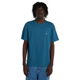 Sporttop Element "Icon Embroidery", Herren, Gr. L, blau (mallard blau), Obermaterial: 100% Baumwolle., Tops Sporttop