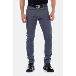 Cipo & Baxx CIPO & BAXX Herren 5-Pocket-Jeans "Jeans", blau, Basic, Gr. 30, unifarben, 97% Baumwolle, 3% Elasthan, Jeans, im 5-Pocket-Stil, CD-372
