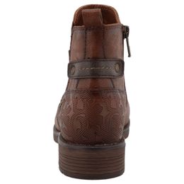 Mustang Shoes Damen Winterboots "Elfi", Gr. 36, braun, Lederimitat, Textil, used, Schuhe, Winterboots mit Stretcheinsatz