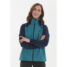 WEATHER REPORT Damen Outdoorjacke "CAMELIA W-PRO15000", blau, Gr. 34, bedruckt, mehrfarbig, 94% Polyester, 6% Elasthan, Jacken, mit wasserdichter