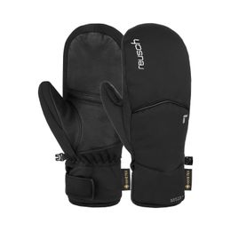 Reusch Damen F&auml;ustlinge "Amira GORE-TEX Mitten", silber, Gr. 6,5, unifarben, 55% Polyester, 28% Polyamid, 10% Ziegenleder, 7% Elasthan, Handschuhe,