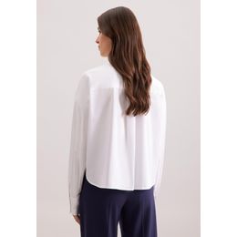 Seidensticker Damen Klassische Bluse "Schwarze Rose", wei&szlig;, Gr. 44, unifarben, 100% Baumwolle, Blusen, 1/1 Rundhals Uni