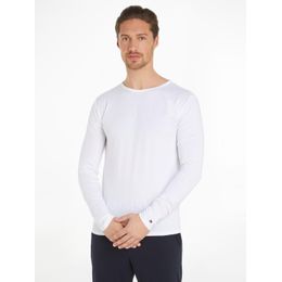 Herren T-Shirt "3P LS Tee", Tommy Hilfiger Underwear, Gr. XL, schwarz-wei&szlig;, Single Jersey, Obermaterial: 95% Baumwolle, 5% Elasthan, meliert,