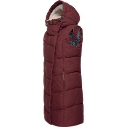 Ragwear Damen Steppweste "Pavla Vest", rot, Gr. L, Au&szlig;enmaterial: 100% Polyester. Innenfutter: 100% Polyester. Wattierung: 100% Polyester, Westen,