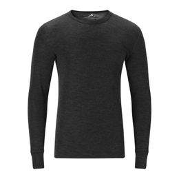 WHISTLER Herren Funktionsshirt "Cerro", schwarz, Gr. XL, unifarben, 85% Wolle, 15% Lyocell, Shirts, mit Merinowolle und Lyocell