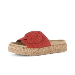 Gabor Damen Pantolette "Pantolette", Gr. 43, rot, Schuhe
