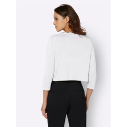 Lady Damen Bolero, beige, Gr. 40, unifarben, 55% Baumwolle, 45% Viskose, Strickjacken