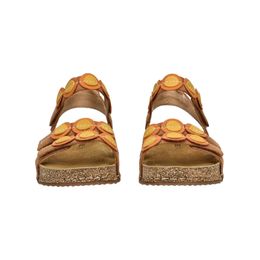 Josef Seibel Damen Riemchensandale "Josef Seibel Sandalen Leder", Gr. 36, braun, Leder, Schuhe