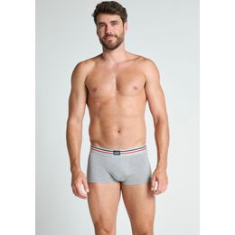 Jockey Herren Trunk "Cotton Stretch", Gr. M, grau, Single Jersey, Obermaterial: 95% Baumwolle, 5% Elasthan, unifarben, Unterhosen, mittlere Bundh&ouml;he