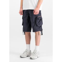 Herren Shorts "Jet Short", blau, Gr. 28, Alpha Industries, Obermaterial: 100% Baumwolle, Hosen