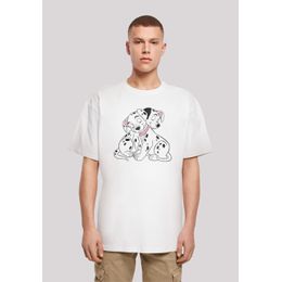 F4NT4STIC Damen T-Shirt "Disney 101 Dalmatiner Puppy Love", wei&szlig;, Gr. XXXL, Obermaterial: 100% Baumwolle, Shirts, Print