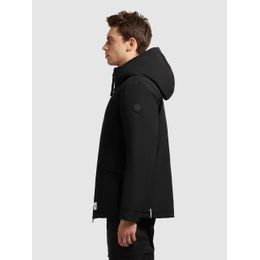 Khujo Herren Outdoorjacke "Oreg", schwarz, Gr. M, Obermaterial: 85% Polyester, 15% Baumwolle. Innenfutter: 100% Polyester. Wattierung: 100%