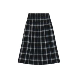 Damen Midirock "moshi moshi mind Skirt maggie"schwarz navy check, Gr. M, MOSHI MOSHI MIND, Obermaterial: 100% Baumwolle, R&ouml;cke