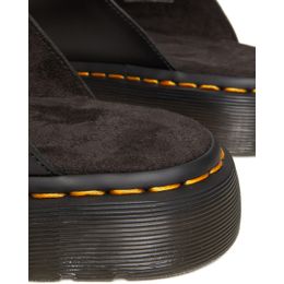 Dr. Martens Damen Pantolette "Josef", Gr. 46schwarz, Leder, Schuhe, Sommerschuh, Schlupfschuh mit Logopr&auml;gung an den Schnallen, Slide