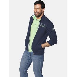 Jan Vanderstorm Herren Sweatjacke "Sweatjacke JAVALD", blau, Gr. 6XL, Obermaterial: 100% Baumwolle CO., Sweatjacken