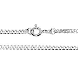OSTSEE-SCHMUCK Damen Silberkette "- Panzer 2,4 mm - Silber 925/000 -", 45, Silber 925 (Sterlingsilber), silber, Silber 925 (Sterlingsilber),