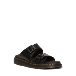 Dr. Martens Damen Pantolette "Josef", Gr. 41schwarz, Leder, Schuhe, Sommerschuh, Schlupfschuh mit Logopr&auml;gung an den Schnallen, Slide