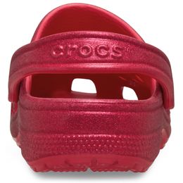 Crocs Damen Hausschuh "Classic Glitter Clog, Badesandale", Gr. 37himbeere, digital raspberry, Croslite , Glitzer, Schuhe, Sommerschuh, Schlappen,