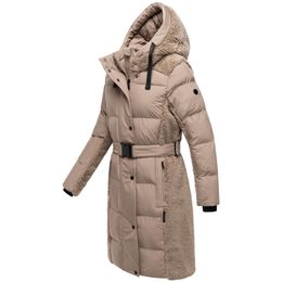 Navahoo Damen Wintermantel "Funkelteddy 14", beige, Gr. XL, Obermaterial 1: 100% Polyester. Obermaterial 2: 100% Polyester. Innenfutter: 100%
