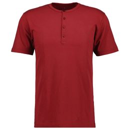 Ragman Herren Longshirt, rot, Gr. XL, Jersey, Baumwolle, Shirts