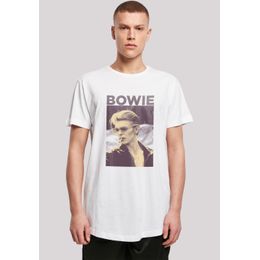 F4NT4STIC Herren T-Shirt "David Bowie Smoking Photograph", wei&szlig;, Gr. XXL, Obermaterial: 100% Baumwolle, Shirts, Print
