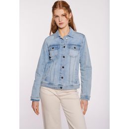 Haily's HAILY&rsquo;S Damen Jeansjacke "LS C DJK Ma44cy", blau, Gr. S, unifarben, Denim/Jeans, Obermaterial: 77% Baumwolle, 21% Polyester, 2% Elasthan, Jacken