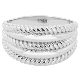 Adelia&acute;s ADELIA ́S Damen Fingerring "Damen Ring aus 925 Silber", 56, Silber 925 (Sterlingsilber), silber, Silber 925 (Sterlingsilber), Fingerringe