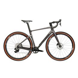 Gravelbike KROSS "Carbon Esker RS 3.0 28" grau 12 G&auml;nge 2026" Gr. 48, grau, grau, Fahrr&auml;der, Herren, 48cm, 28 Zoll (71,12cm) hinten: 28 Zoll (71,12cm), Rahmen aus Carbon