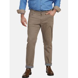 CHARLES COLBY Herren Thermohose "Thermohose BARON ALUN", beige, Gr. 36, Obermaterial: 100% Baumwolle CO., Hosen