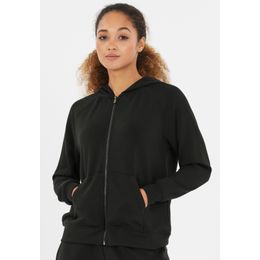 ENDURANCE ATHLECIA ATHLECIA Damen Kapuzensweatshirt "Jacey", schwarz, Gr. 38, unifarben, 51% Polyester, 44% Modal, 5% Elasthan, Sweatshirts, in klassischem Design mit