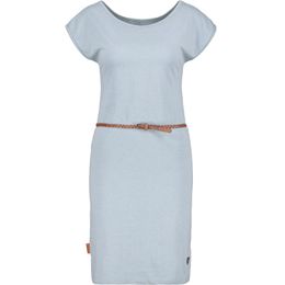 alife and kickin ALIFE & KICKIN Damen Jerseykleid "Damen ElliAK", blau, Gr. XS, 65% Baumwolle, 35% Polyester, Kleider