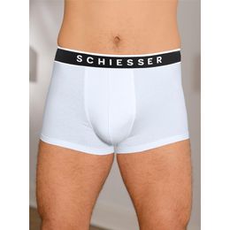 Schiesser Herren Panty, Gr. 4, wei&szlig;, 95% Baumwolle, 5% Elasthan, Unterhosen